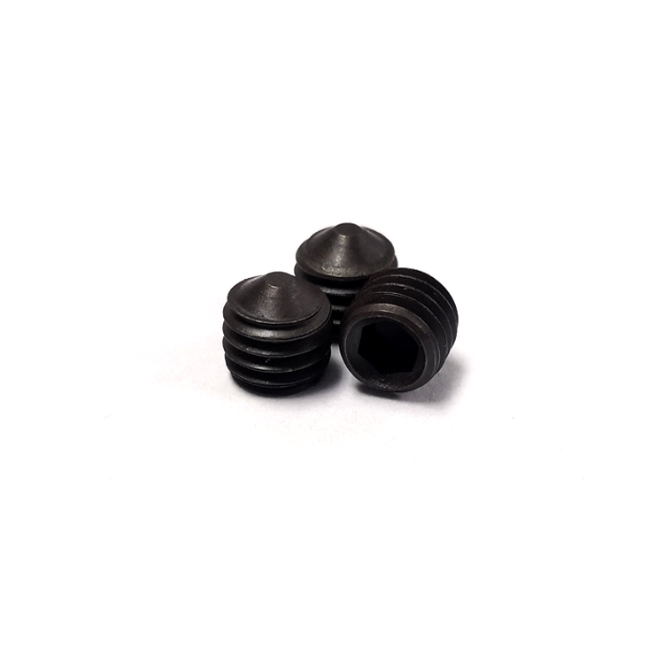 Black Oxided Socket Set Screw - The Fasteners Supplier